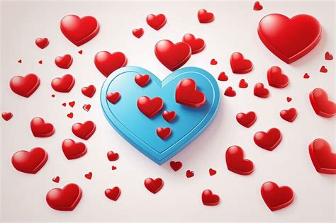 premium photo 3d vector icon message dialog button with red heart
