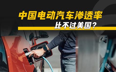 中国电动汽车渗透率比不过美国？ 懂车帝视线 懂车帝视线 哔哩哔哩视频