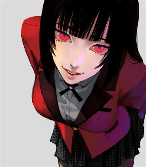 Anime Closed Eyes Simple Background Kakegurui Anime Girls Hd