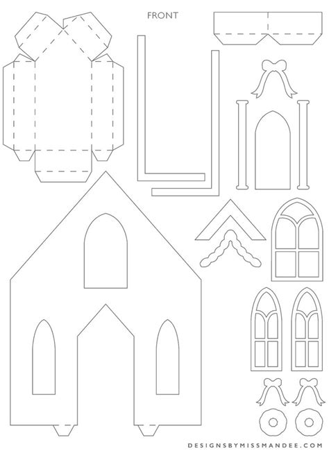 Домик из бумаги своими руками макет распечатать шаблоны бумажных домиков