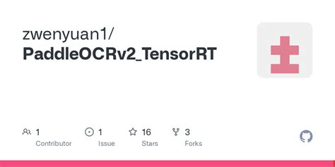Github Zwenyuan1paddleocrv2tensorrt
