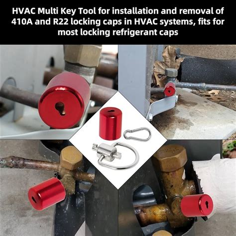Universal Locking Cap Key Hvac Locking Cap Key Tool 3 In 1 Multi Key