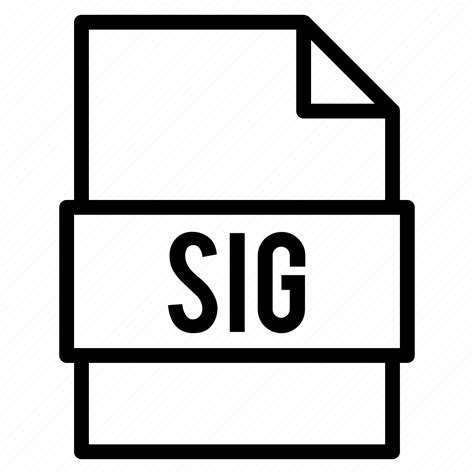 Document Extension File Sig Types Icon Download On Iconfinder
