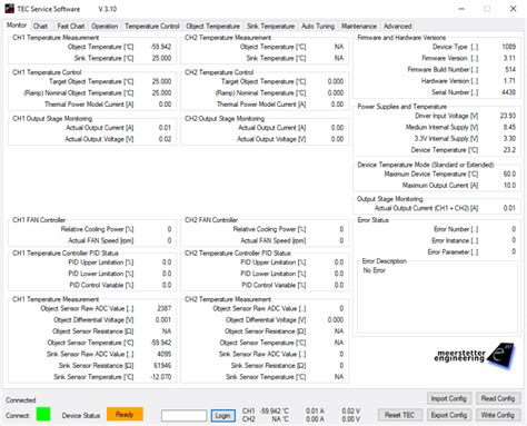 Tec Controller 001 Celsius Control Stability From Meerstetter Engineering
