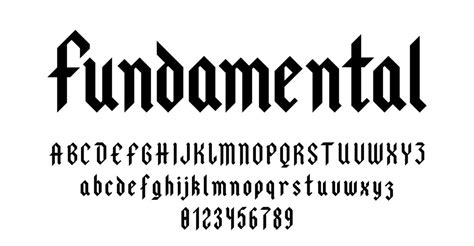 Gothic Font Vector Art Icons And Graphics For Free Download