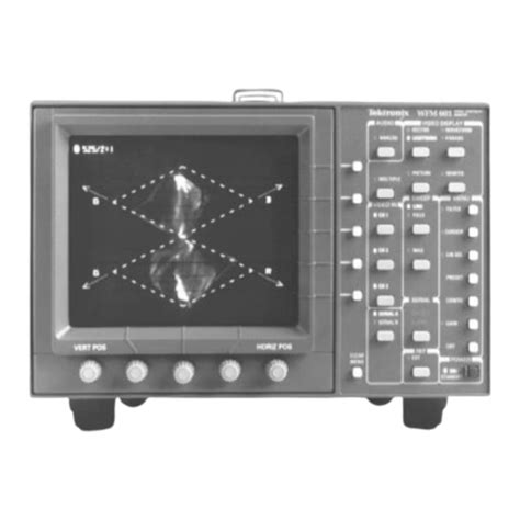 Tektronix Wfm601 User Manual Pdf Download Manualslib
