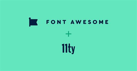11ty is joining font awesome — eleventy