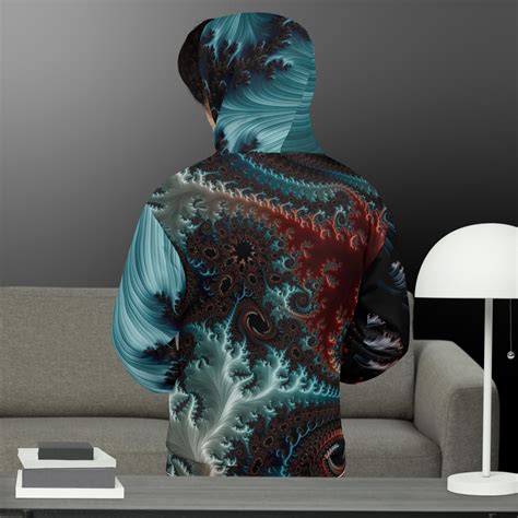 Lightning Mandelbrot Hoodie Original Collection Confluxwear