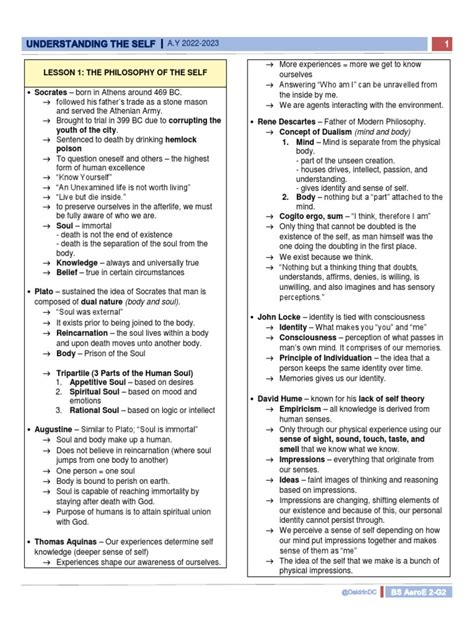 Uts Prelims Notes Harvy And Aldrin Pdf Soul Id