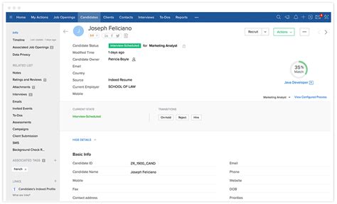 Ai Recruitment Software Recruitment Automation Zoho Recruit