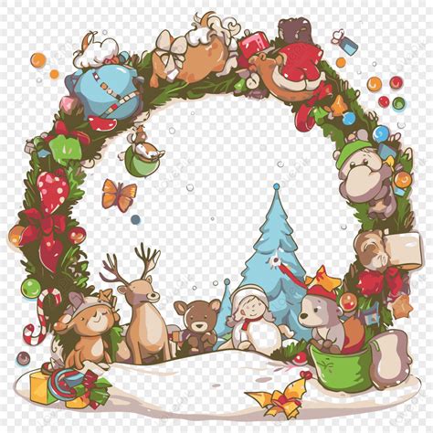 휴일 프레임 벡터클립 아트상표만화 Png 일러스트 무료 다운로드 Lovepik