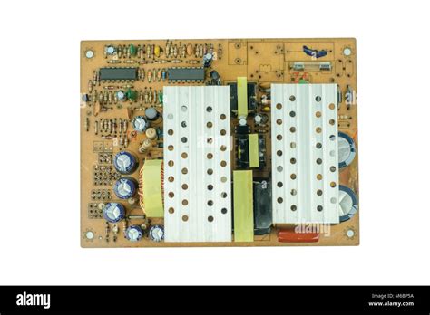Electronic Circuits Power Supply Unit Isolated Stock Photo Alamy
