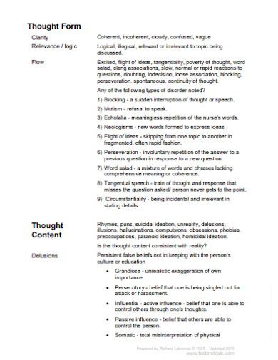 31 Free Thought Process Samples To Download