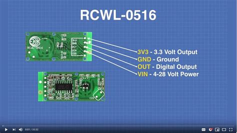 The Amazing Rcwl 0516 Microwave Radar Sensor Ubuy India