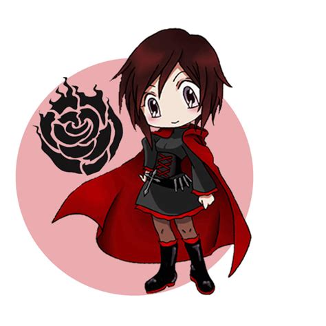 Rwby Chibi Ruby Rose By Remfey On Deviantart