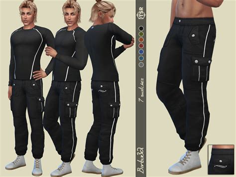 The Sims Resource Mens Cyberpunk Pants Atelier Yuwaciaojp