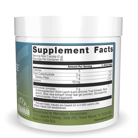 Ambrotose® Complex Our Foundational Glyconutrient Supplement Mannatech