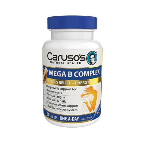 Mega B Complex 60 Tablets Wholelife
