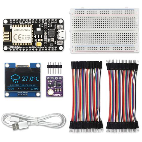Keeyees Wifi Esp8266 Weather Station Kit For Iot With Tutorial Desertcart India