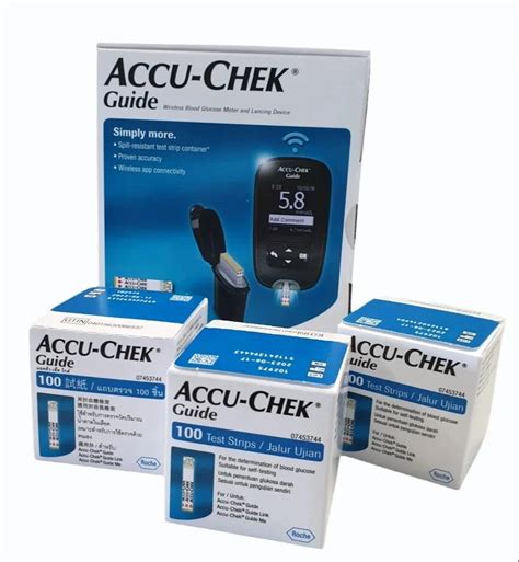 Accu Chek Guide 50 Test Strip At ₹ 132500box Accu Check Glucose