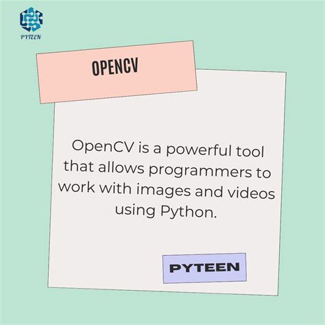 How To Learn Opencv For Computer Vision Projects Pyteen Posted On The