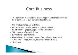 Mesh Export Profile PPT