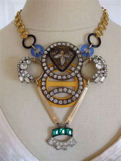 Altered Art Jewelry Ink Blot