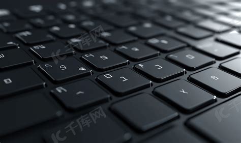 3d渲染黑色键盘与版权关键业务和技术概念背景图片免费下载 千库网