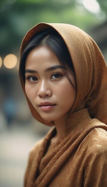 Premium Ai Image Beautiful Indonesian Girl Javanese Woman
