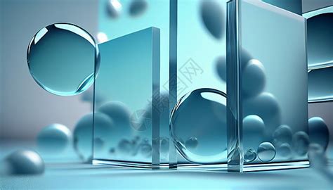 立体玻璃场景插画图片下载 正版图片402443416 摄图网