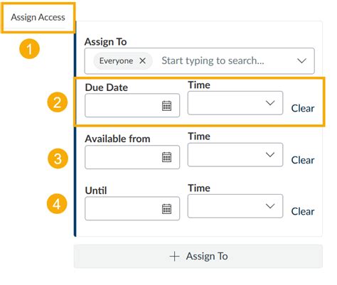 How To Assign Due Dates In Canvas Faculty And Staff Support