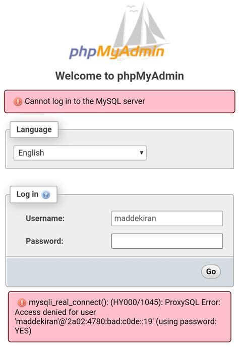 Mysql Database Connection Failed Access Denied Discuss Kodular