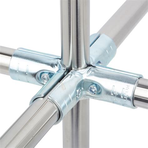 철물가이드 [파이프 조인트28 Gj1 사각파이프 조립 아연 각관 연결 원형 브라켓 하우스 ]