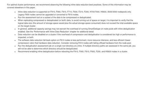 Inline Data Reduction Best Practices Next Generation Storage