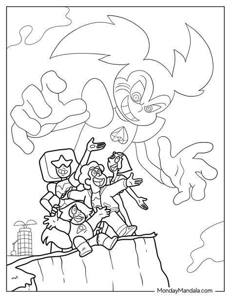 Steven Universe Sapphire Coloring Pages