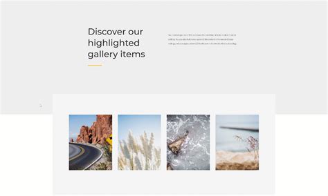 How To Slide Down Reveal Your Gallery Images Title And Caption With Divi
