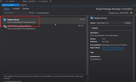 Build And Publish Nuget Packages In Net Nitor Infotech