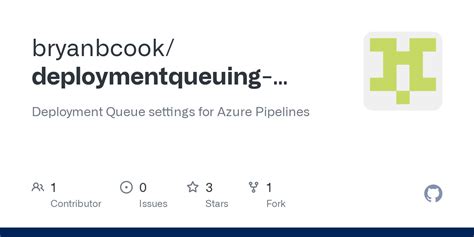 Github Bryanbcookdeploymentqueuing Extension Deployment Queue Settings For Azure Pipelines