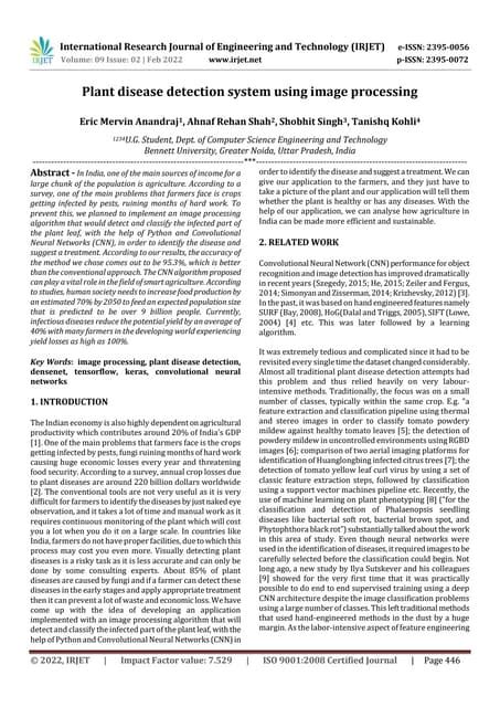 Detection Of Plant Diseases Ppt