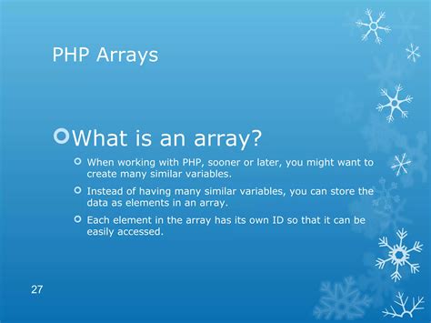 Php Web Development Ppt