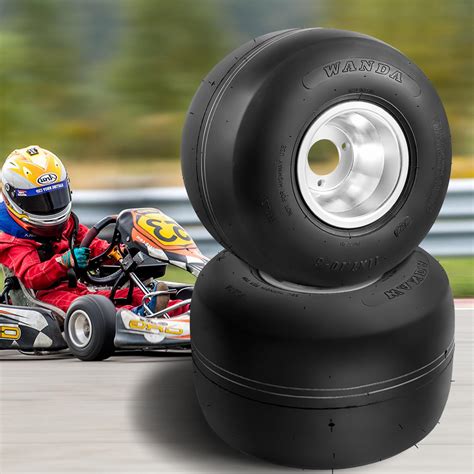 Go Kart Wheels And Tires 2pcs Slick Tyretires And Rims 11x71 5