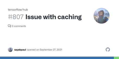 Issue With Caching · Issue 807 · Tensorflowhub · Github