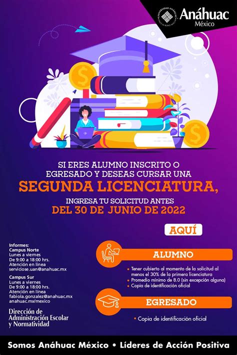 ¿deseas Cursar Una Segunda Licenciatura Ingresa Tu Solicitud