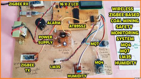 Svsembedded 9491535690 7842358459 Zigbee Based Coal Mining⛏️safety Monitoring System Mq4