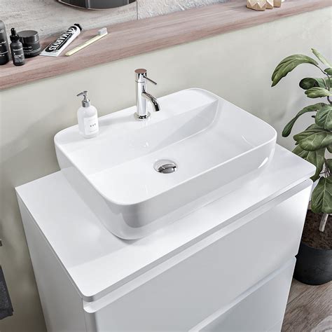 Rectangular Countertop Basin 505mm Berlin Better Bathrooms