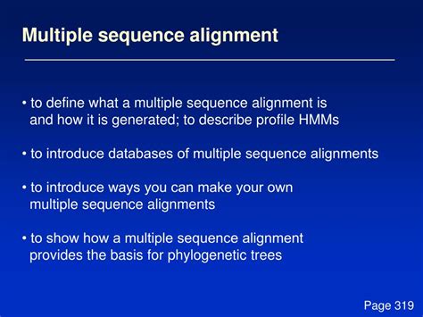 Ppt Multiple Sequence Alignment Tuesday Feb 8 2011 Powerpoint