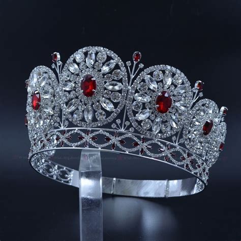 Us 75 0 Rhinestone Crown Miss Beauty Crowns For Pageant Contest