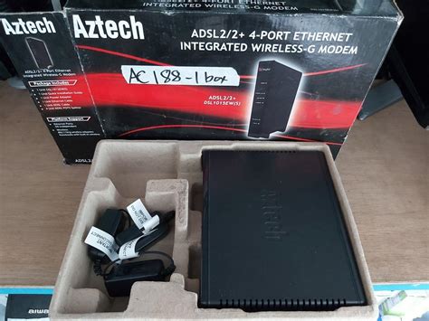 Ethernet Integrated Wireless G Modem Aztech ADSL2 2 4Port P1800 Each Computers Tech Parts