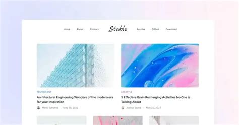 17 Tailwind CSS Blog Templates Both Free And Paid