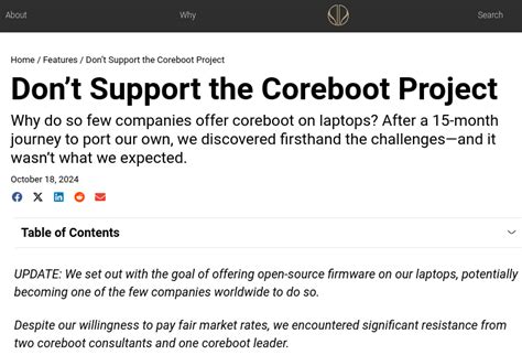 Malibal Boycotts The Coreboot Project What Just Happened